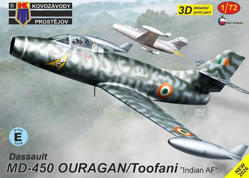 Kovozavody Prostejov 72528 Dassault MD-450 Ouragan / Toofani - Indian Air Force