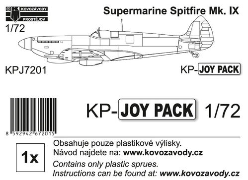 NEW! Kovozavody Prostejov KPJ7201 Supermarine Spitfire Mk.IX (Joy Pack)