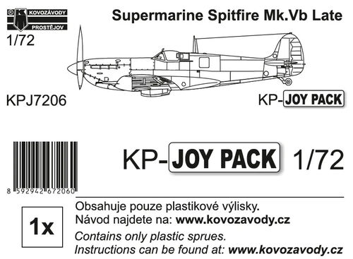 NEW! Kovozavody Prostejov KPJ7206 Supermarine Spitfire Mk.Vb Late (Joy Pack)