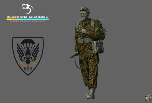 NEW! BlackSnake Model BEP-01-16 1st Foreign Parachute Battalion in Indochina War - Soldier No.1 (1 Figure)
