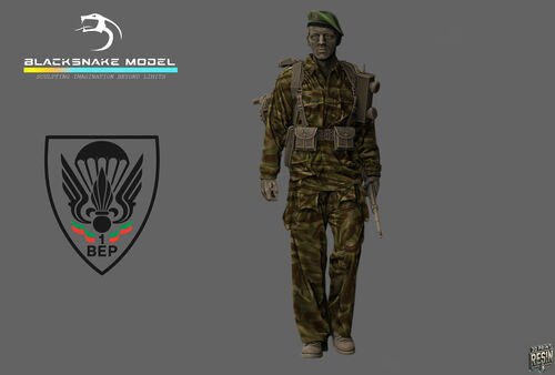 NEW! BlackSnake Model BEP-05-16 1st Foreign Parachute Battalion in Indochina War - Soldier No.5 (1 Figure)