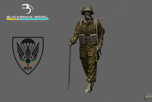 NEW! BlackSnake Model BEP-06-16 1st Foreign Parachute Battalion in Indochina War - Soldier No.6 (1 Figure)