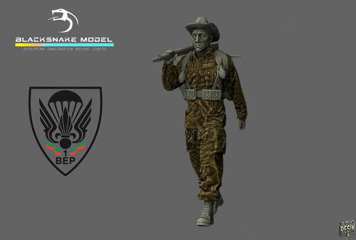 NEW! BlackSnake Model BEP-07-16 1st Foreign Parachute Battalion in Indochina War - Soldier No.7 (1 Figure)
