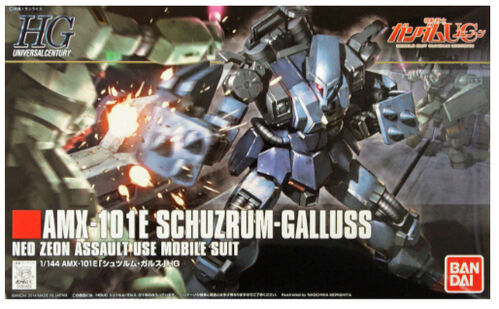NEW! Bandai 64130 HGUC AMX-101 E Schuzrum-Galluss