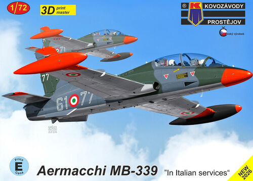 NEW! Kovozavody Prostejov 72527 Aermacchi MB-339 - In Italian Service