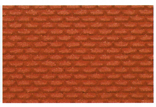 Heki 70032 Mur z Czerwonej Cegły (28 x 14 cm / 2 szt.)