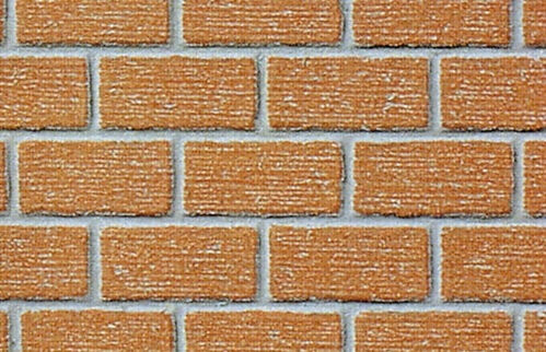 NEW! Heki 72262 Mur z Cegły Klinkierowej (40 x 20 cm)
