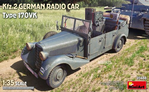 NEW! MiniArt 35488 Kfz. 2 German Radio Car Type 170VK