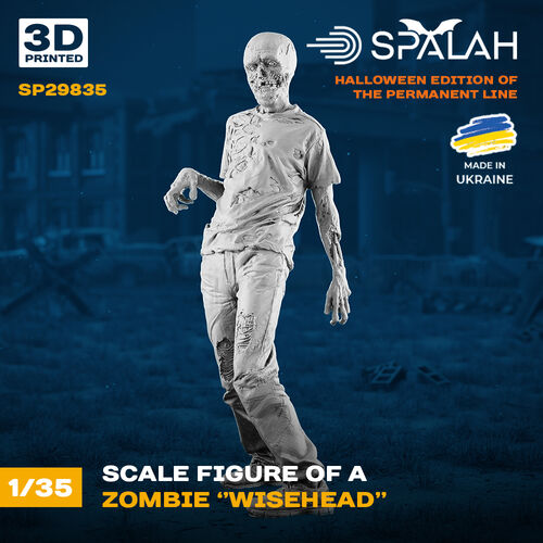 NEW! Spalah 29835 Zombie Wisehead (1 Figure / 3-D Printed)