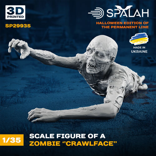 NEW! Spalah 29935 Zombie Crawlface (1 Figure / 3-D Printed)