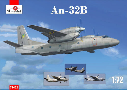 NEW! A-Model 72432 Antonov An-32 B - Ukrainian Air Forces