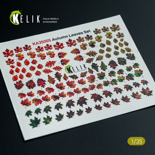 NEW! KELIK KA35005 Autumn Leaves Set No.1 - Decal for Dioramas