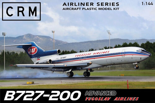 NEW! Counting Rivets Models 144-900 Boeing 727-200 Advanced in Yugoslav Airlines Livery
