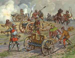 Zvezda 8027 Medieval Field Powder Artillery (XIV-XV AD)