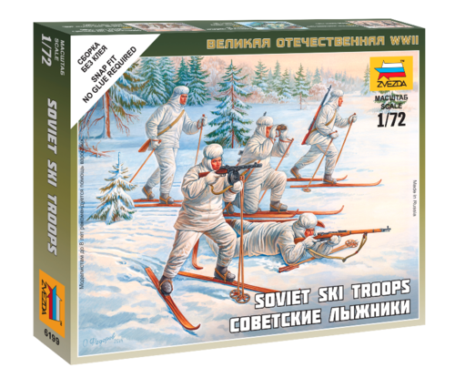Zvezda 6199 Soviet Ski Troops 1939-1945 (Art ofTactic)