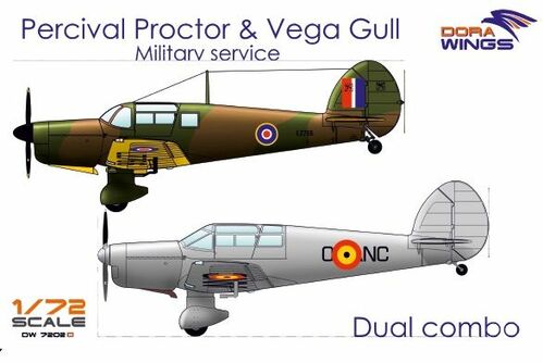 DISCONTINUED Dora Wings 7202D Percival Proctor & Vega Gull (Military service) (2in1)