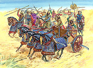 Zvezda 8008 Persian chariot and cavalry IV BC