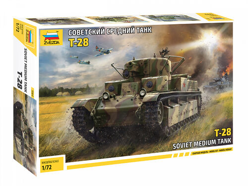 Zvezda 5064 T-28 Soviet Medium Tank