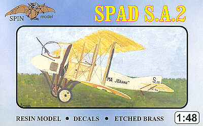 Spin Models 48003 Spad S.A.2 French with wheels