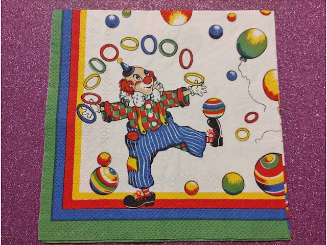 Salveta sa dve slike 33 x 33
