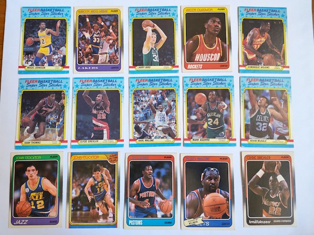 Fleer 88 NBA - 15 kartica