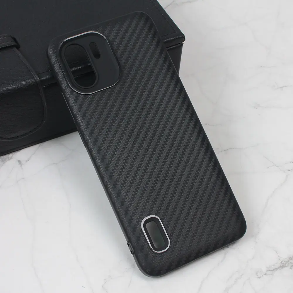 Maska za mobilni telefon Xiaomi Redmi A1 CARBON STRIPE, Crna
