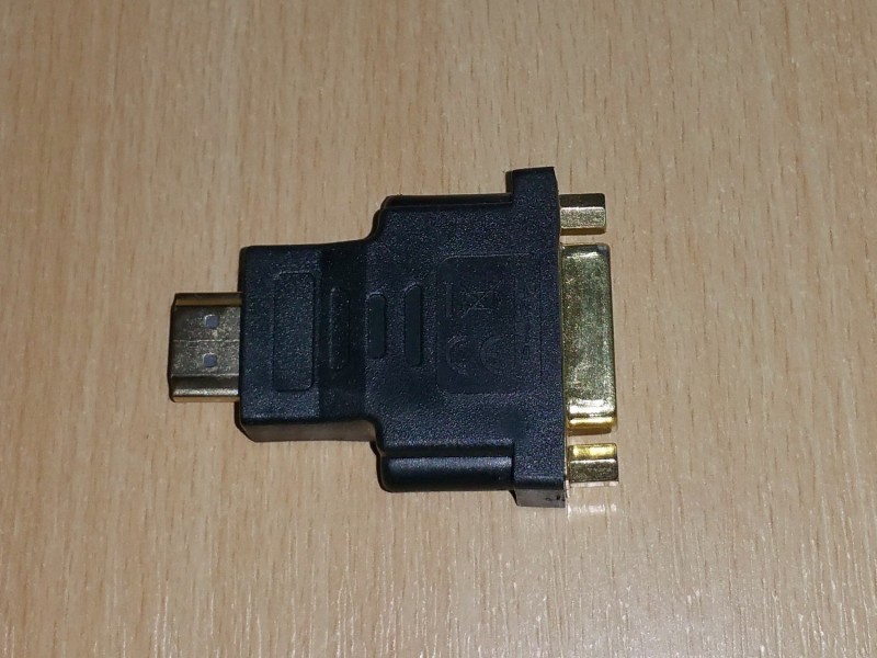 HDMI na DVI-D (24+1) Adapter - Pozlaćen
