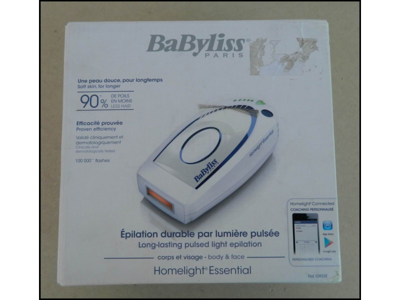 Babyliss ipl epilator homelight essential g933e komplet