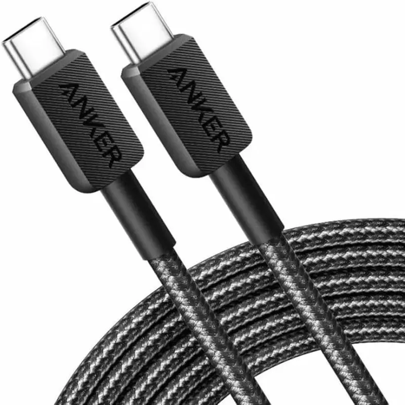 ANKER 322 USB-C to USB-C Cable (6ft Braided) Black