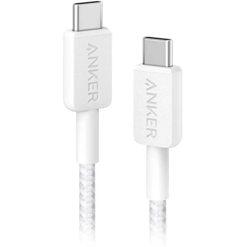 ANKER 322 USB-C to USB-C (6ft Braided) - White