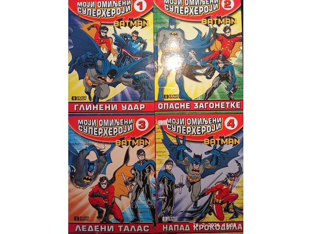 Betmen i Supermen komplet 1-8 NOVO