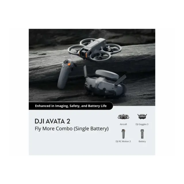 DJI Dron Avata 2 Fly More Combo, Single Battery