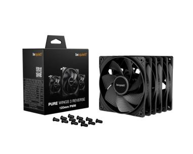 BE QUIET Case Cooler Be quiet Pure Wings 3 120mm PWM Reverse 3-Pack