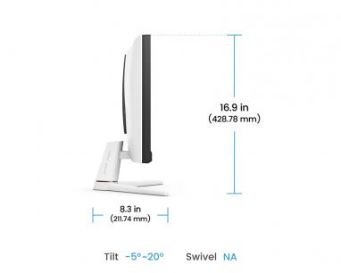 BENQ 24.5 inča EX251 FHD 1920x1080 IPS 220 Hz HDR10 Gaming beli monitor