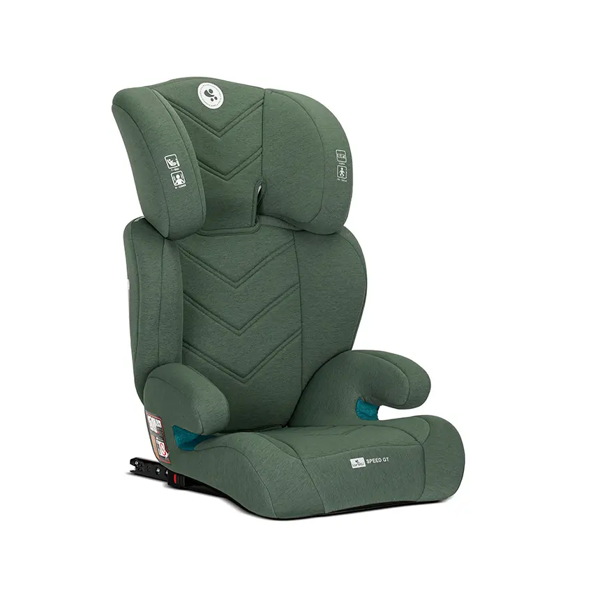 Loreli autosedište Speed ​​​​GT zeleno I-veličina Isofix 100-150 cm