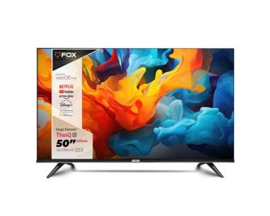 FOX Smart LED TV 50 FOX 50WOS626D 3840x2160/4K/DVB-T2/Bluetooth/WiFi/Magic Remote/Frameless/webOS