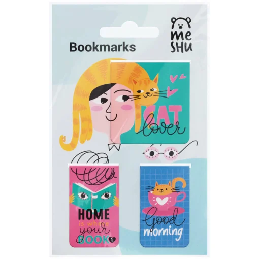 Magnetni Bookmarker MESHU „Cat lover“ 3 l