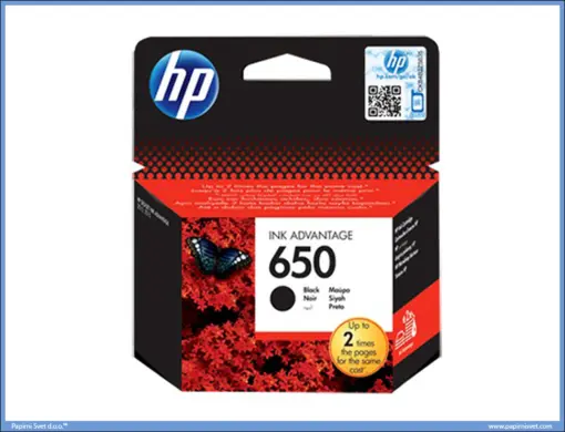 HP 650 Black Original Ink Advantage Cartridge (CZ101AE)