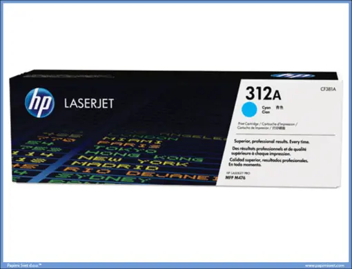 HP Toner CF381, 312A Cyan PLAVI