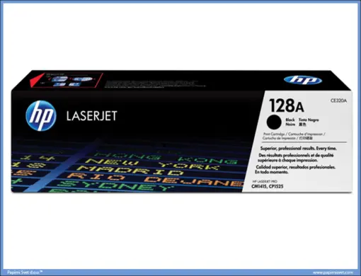 HP Toner CE320A, 128A CRNI Black
