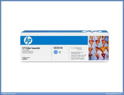 HP toner CC531a plavi