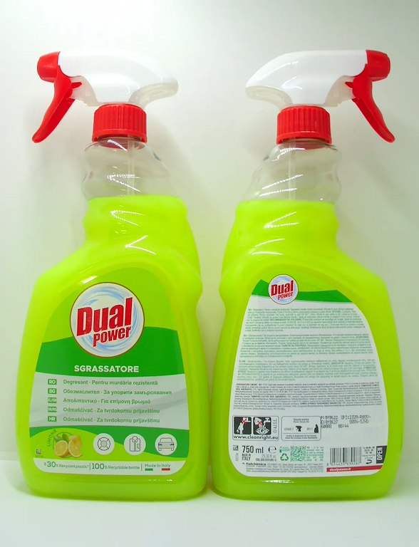 DUAL POWER za masnoće SPRAY 750ml-Limone
