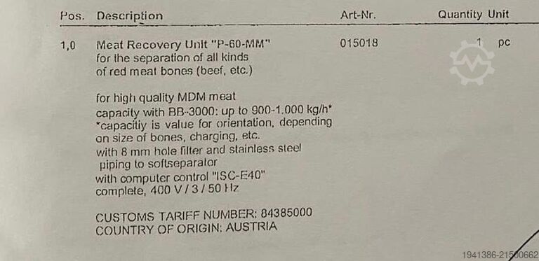 Mašina za preradu mesa
Inject Star P-60-MM