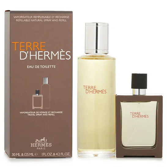 Hermes Muški parfemski set Terre D'Hermes, EDT, 30 ml + Refill, 125 ml