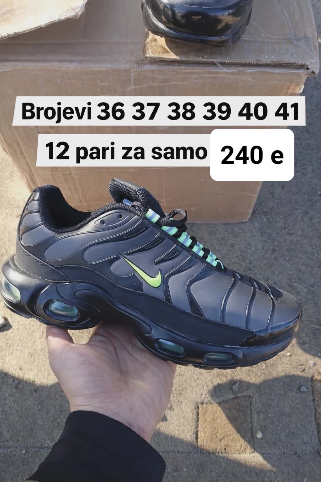 Paket 12 pari br od 36 do 41 svi brojevi idu u paketu cena paketa 240