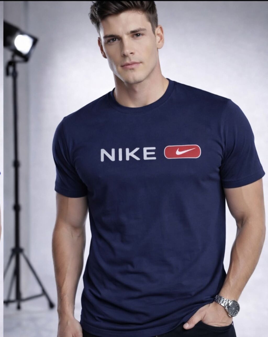 Men's T-shirt Nike, bоја - Tamnoplava