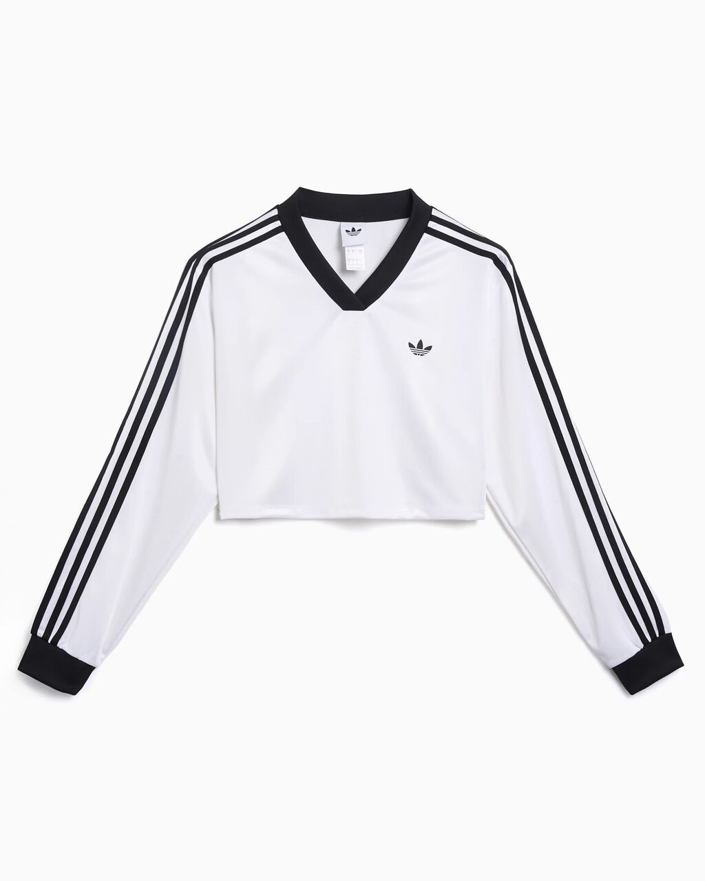 ADIDAS Adicolor Football Jacquard Crop Long-Sleeve Top vel. S