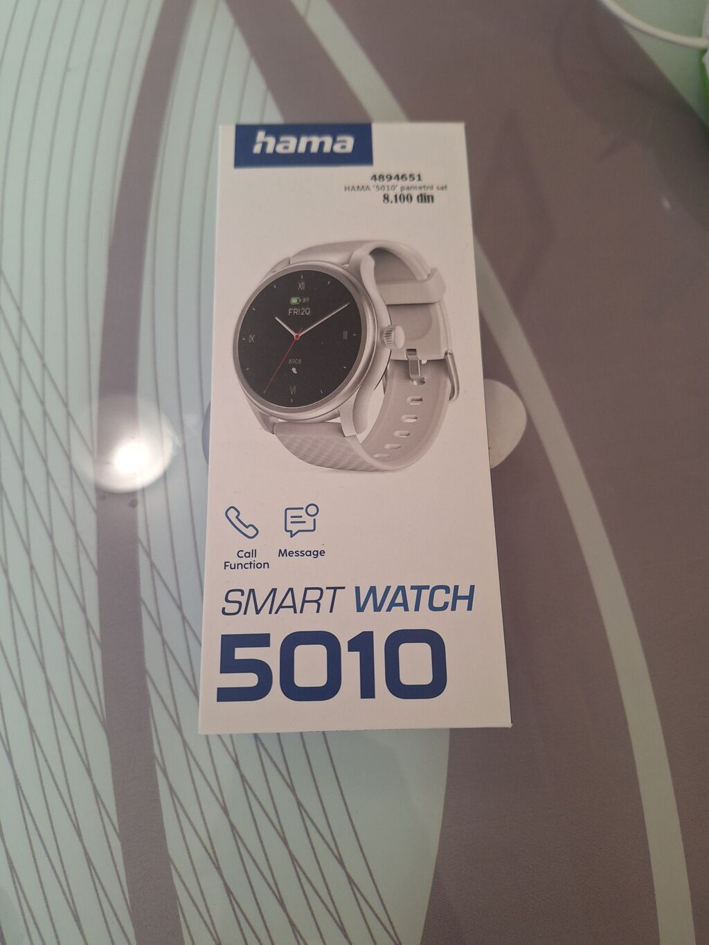 Hama Smart Watch 5010 - Pametni sat sa okruglim ekranom i silikonskom