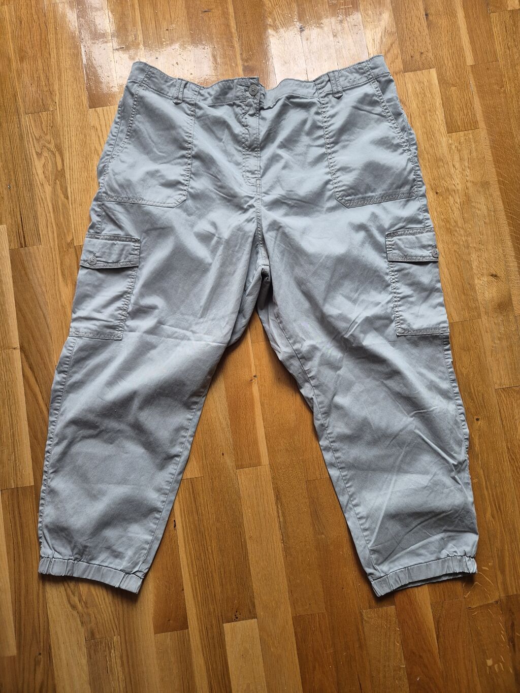 M & S ženske pantalone cargo – model Light Grey 52 / XXL - Boja