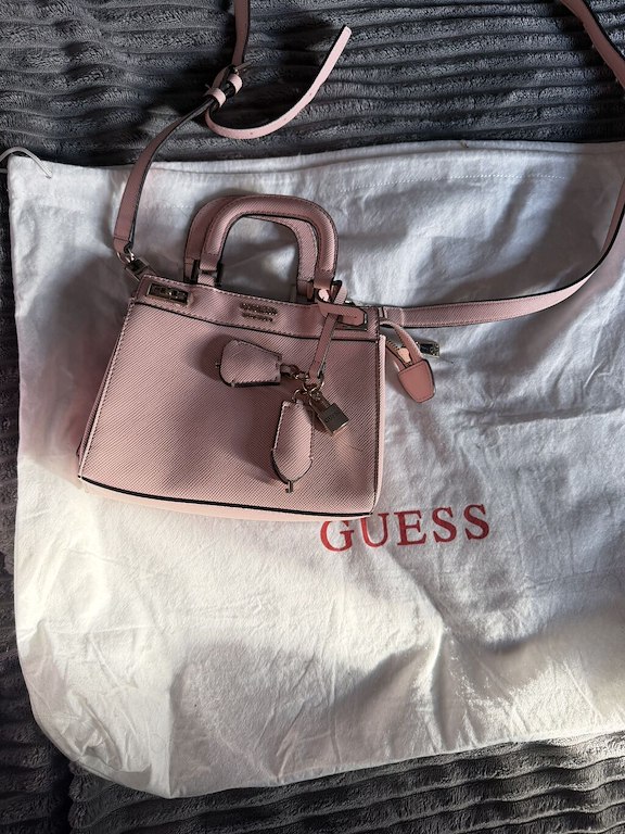 Original Guess torbica. Svetlo roza